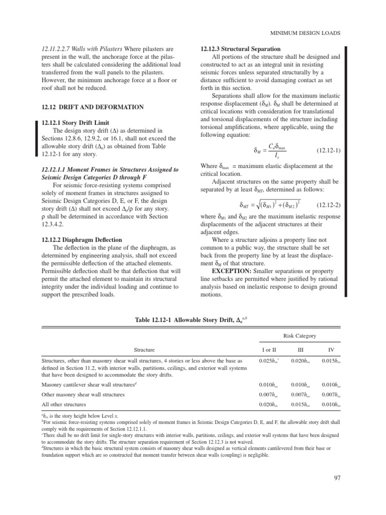 Structural Separation | PDF | Wall | Physics