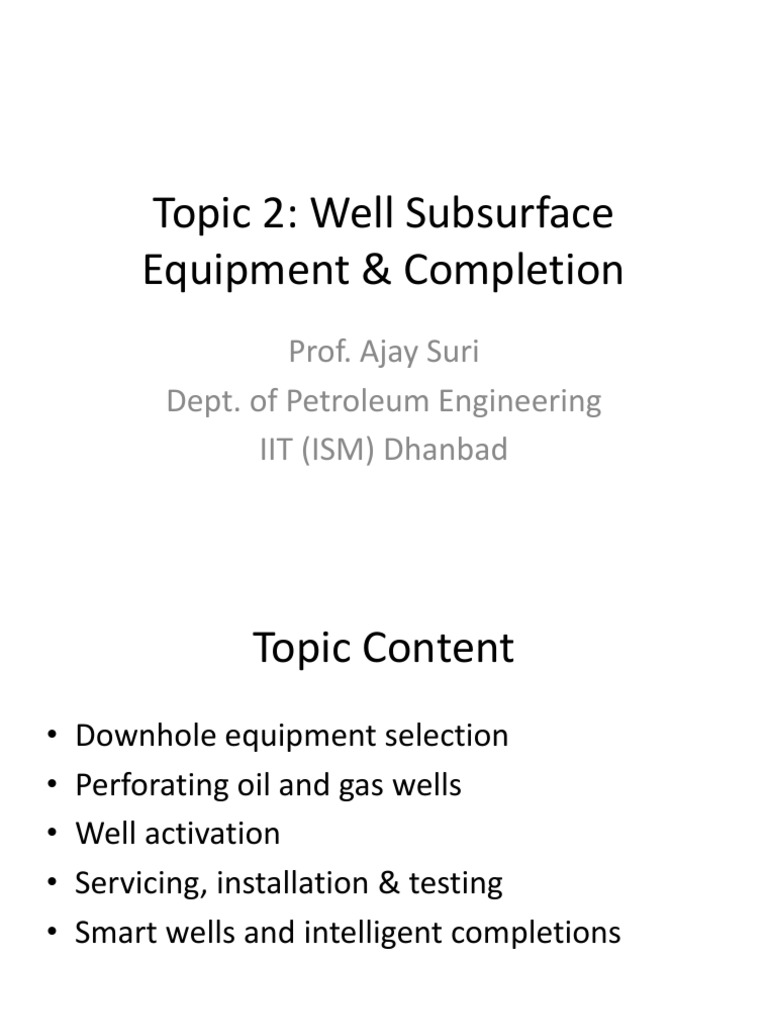 Advanced Packer Well Completion Techniques | PDF | Casing (Borehole ...