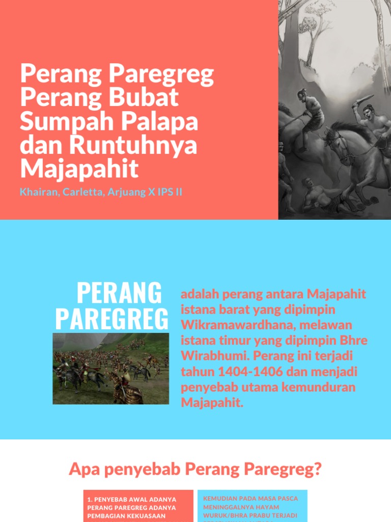 Penyebab Perang Paregreg Majapahit | PDF