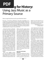 The History of Jazz Music | PDF