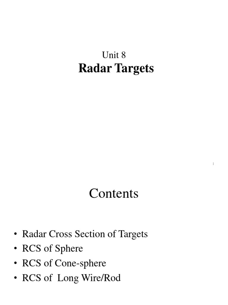 Radar | PDF | Radar | Radio Propagation