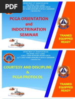 PCGA Orientation Manual Overview | PDF | Military Rank | Officer (Armed ...