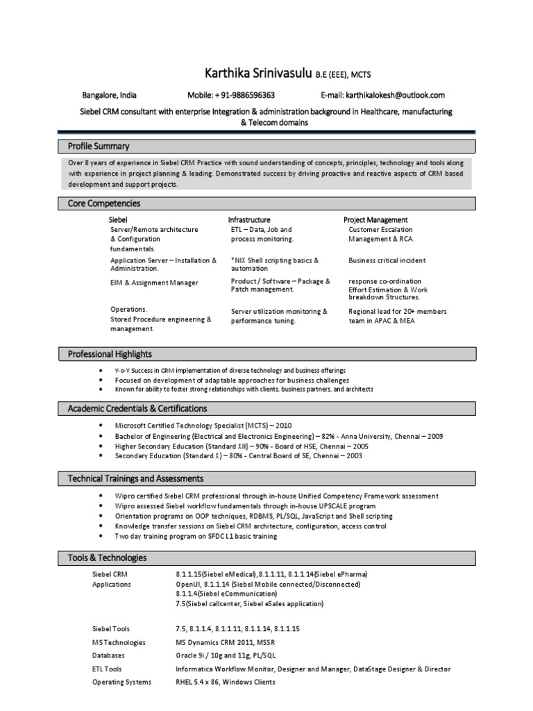 Karthika Resume | PDF | Oracle Database | Databases