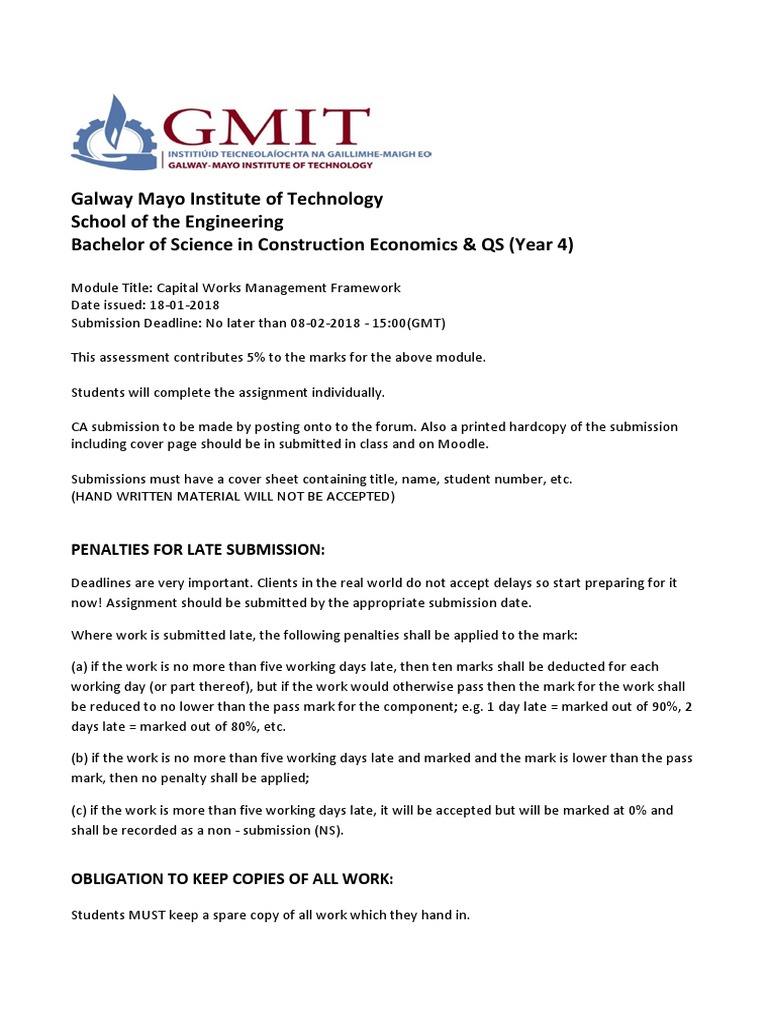 Example Continuous Assessment - Brief | PDF | Conversation | Internet Forum