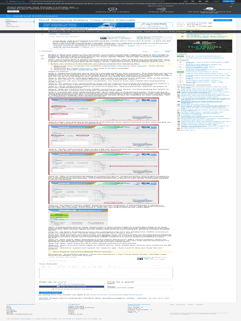 Rooting - Root Samsung Galaxy Core I8262 Manually - Android Enthusiasts Stack Exchange | PDF ...