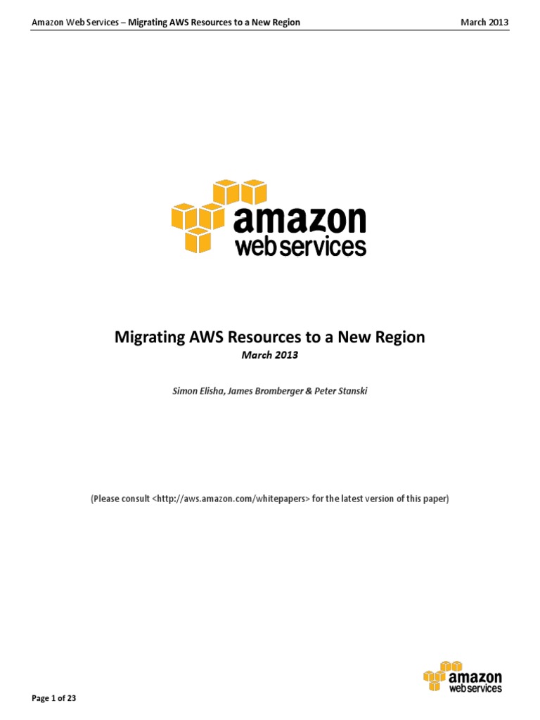 AWS Migrate Resources To New Region | PDF | Amazon Web Services | Domain Name System