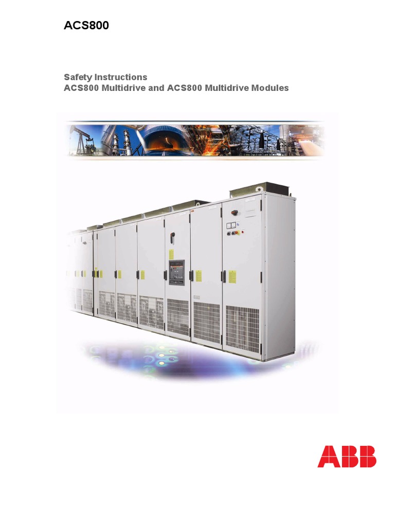 Safety Instructions ACS800 Multidrive and ACS800 Multidrive Modules ...