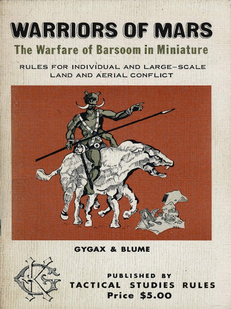 Warriors of Mars - The Warfare of Barsoom in Miniature PDF | PDF ...
