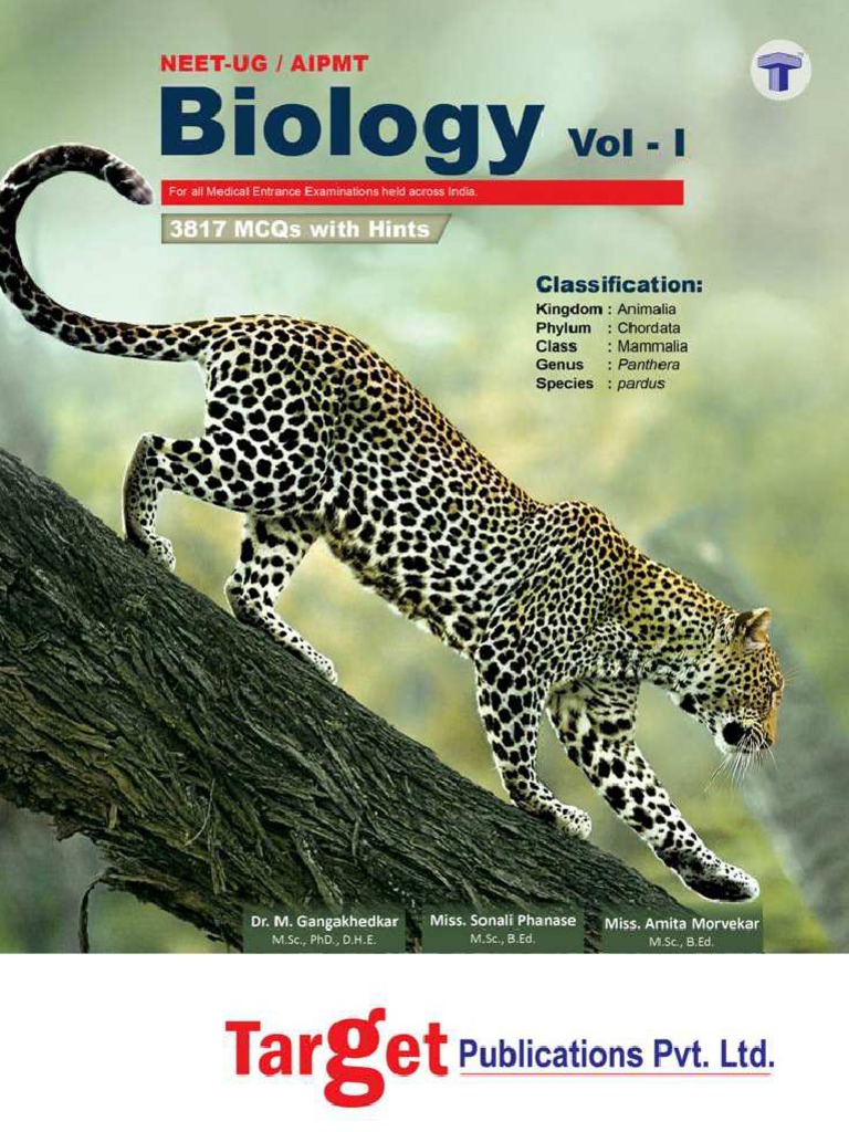 Neet Biology Vol I PDF | PDF | Taxonomy (Biology) | Taxa