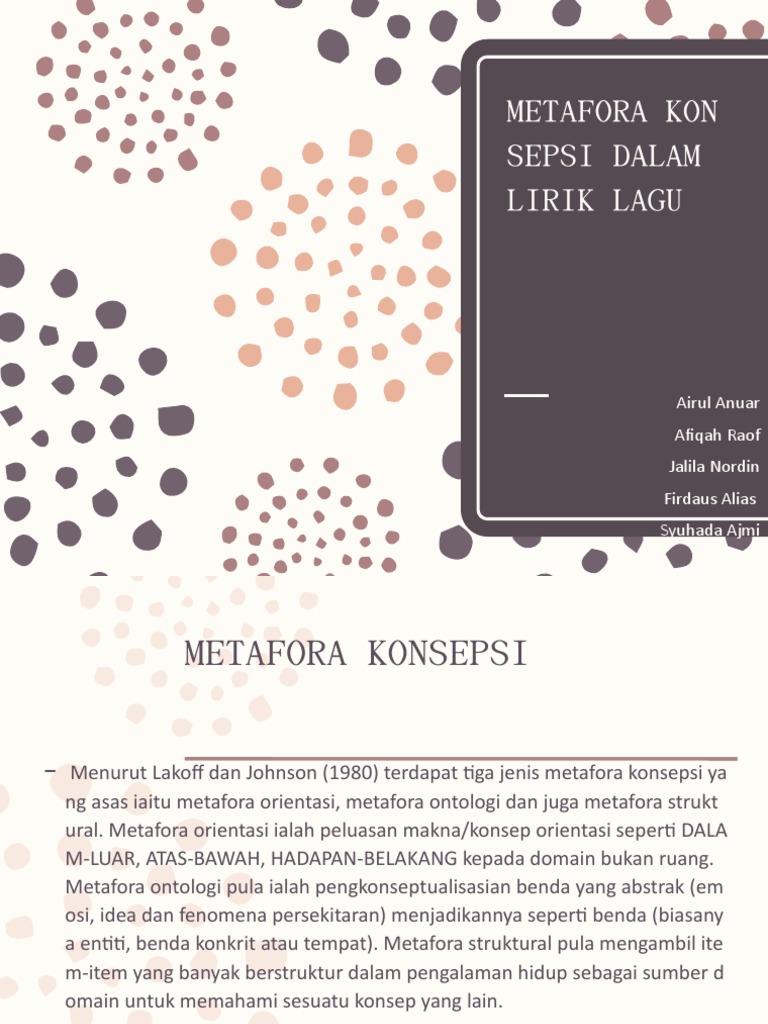 Metafora Konsep | PDF | Puisi