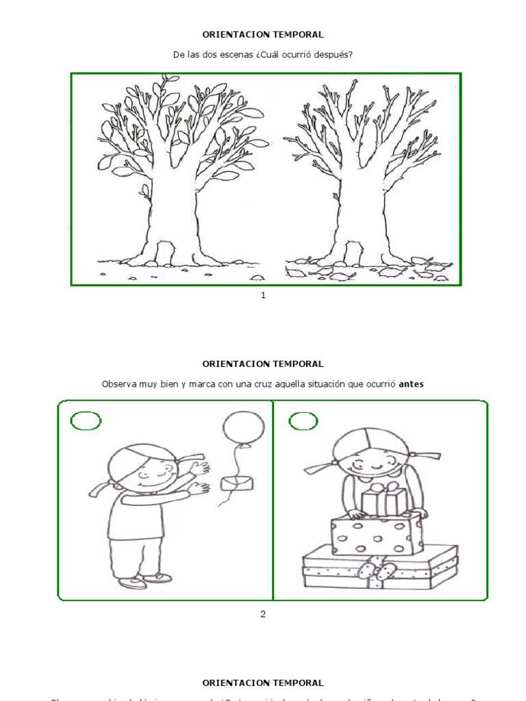 Orientacion Temporal | PDF