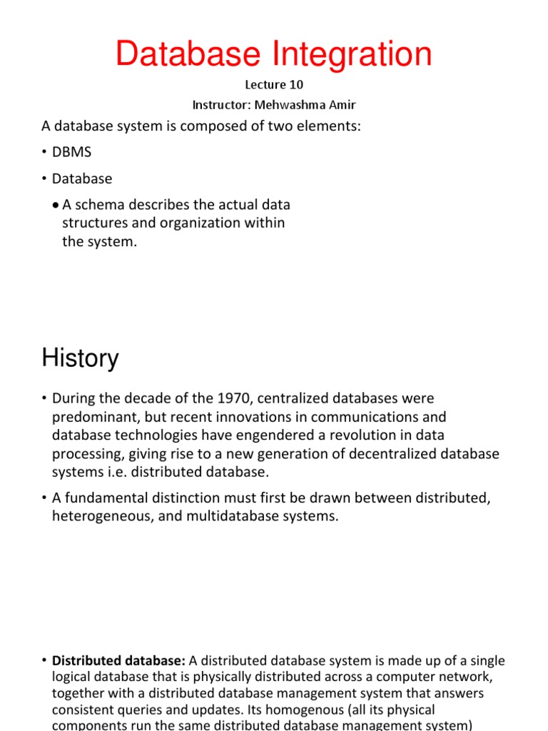 Database Integration | PDF | Databases | Conceptual Model