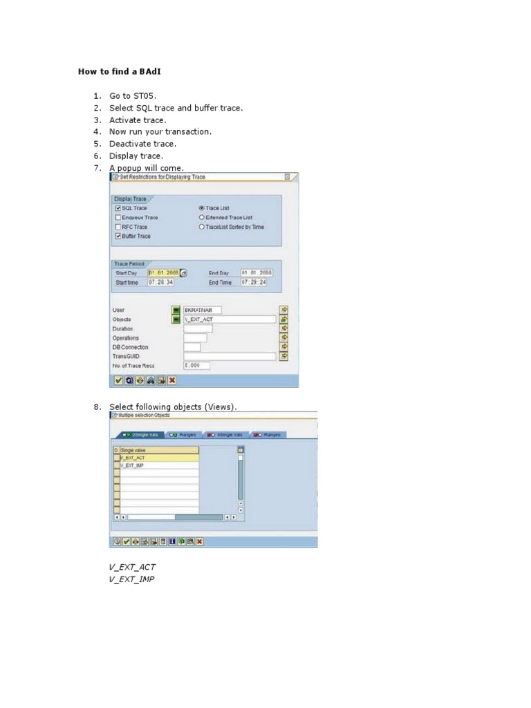 ABAP How To Find A BAdI | PDF