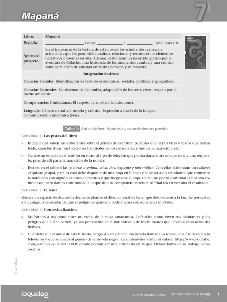 Proylect g7 Mapana Pages | PDF | Novelas | Información