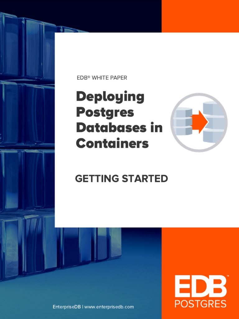 Deploying Postgres Pdf Databases Digital Technology 9607