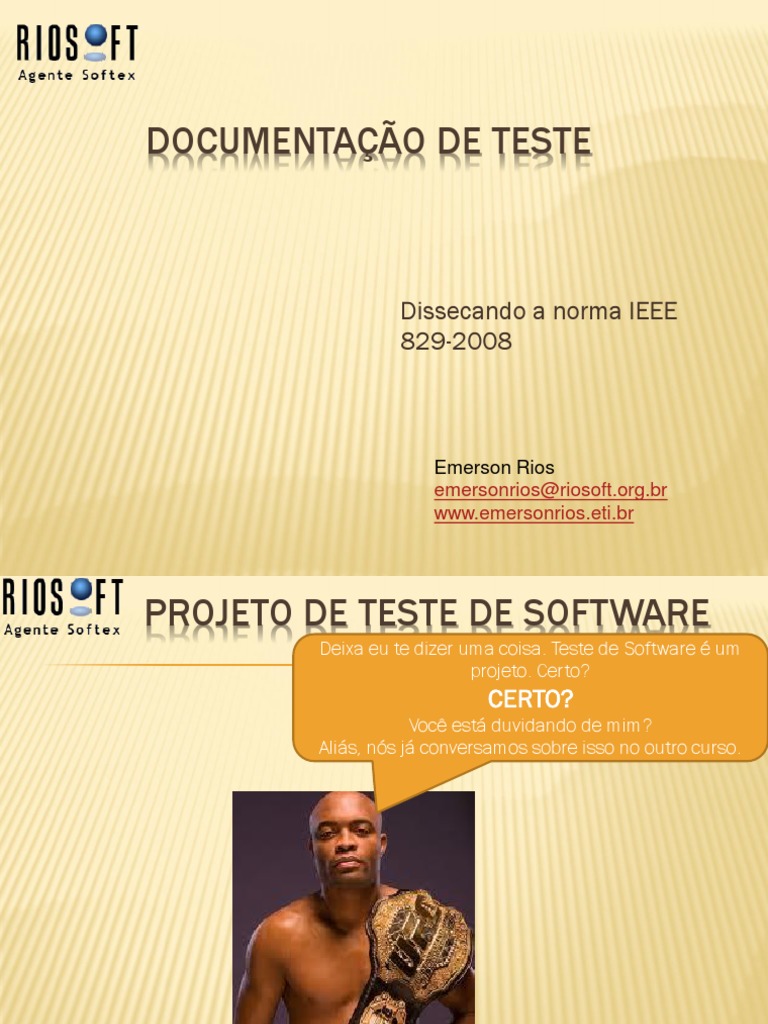 Documentacao de Teste 2 Horas PDF | PDF | Testes de software | Garantia ...