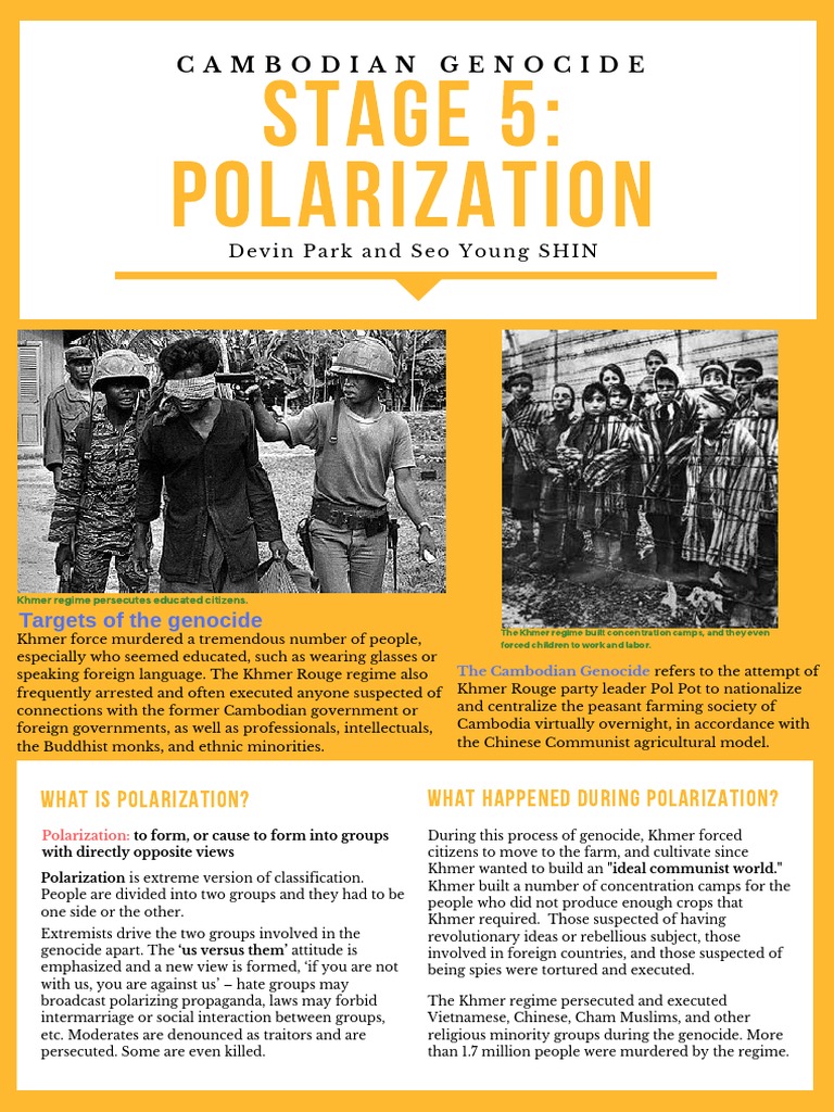 Stage 5: Polarization: Cambodian Genocide | PDF | Cambodia | Southeast Asia