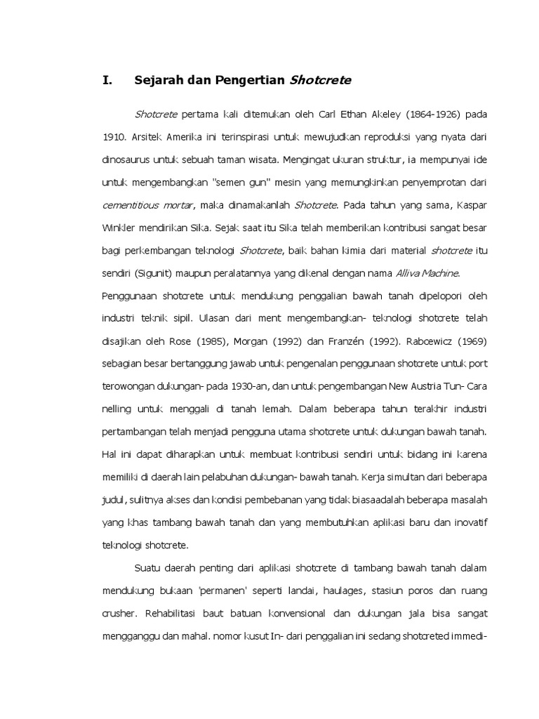 Makalah Semprot Beton | PDF