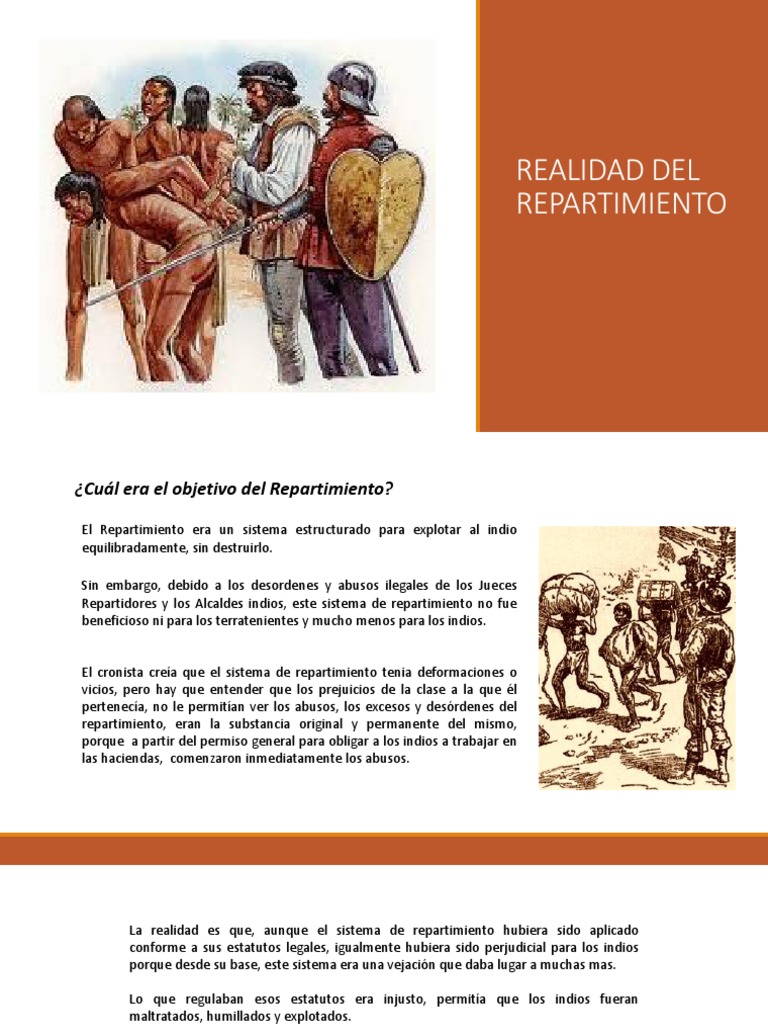 Realidad Del Repartimiento | PDF