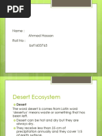 Sonoran Desert Ecosystem Guide | PDF | Food Web | Ecosystem