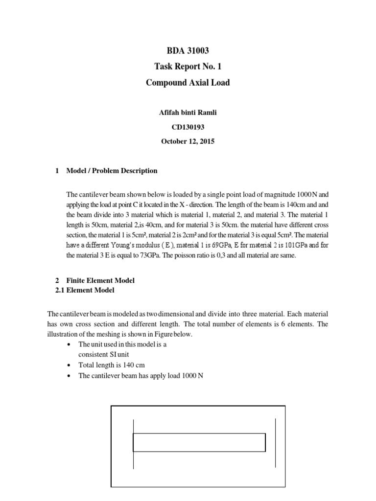 Bda 31003 - Report | PDF | Beam (Structure) | Building Engineering
