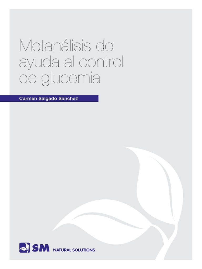 Ayuda Al Control de Glucemia | PDF | Diabetes mellitus | Insulina