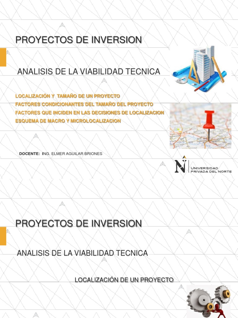 Proyectos De Inversion: Analisis De La Viabilidad Tecnica | Economias ...