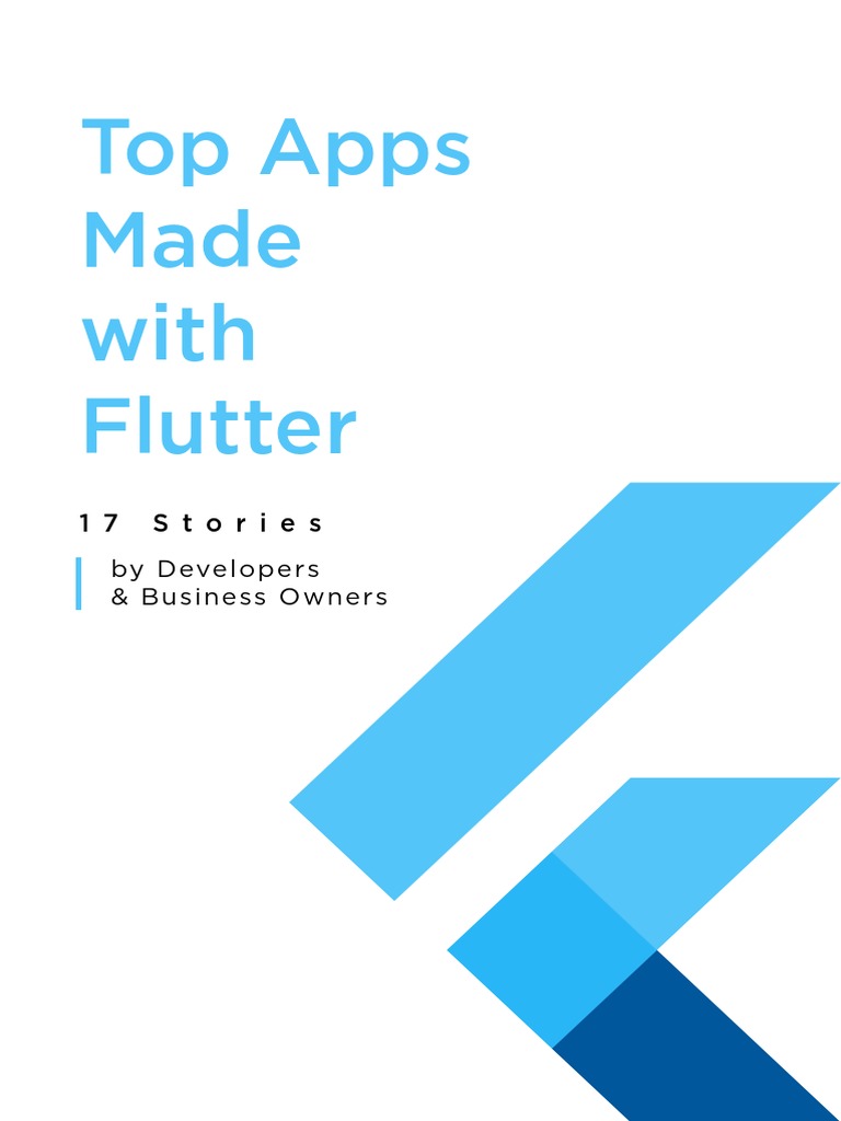 Top Apps Made With Flutter - Ebook PDF | PDF | Mobile App | Android (Operating System)