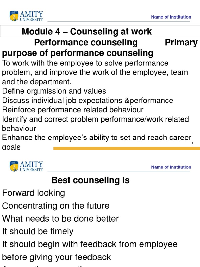 Module 4 Counseling | PDF