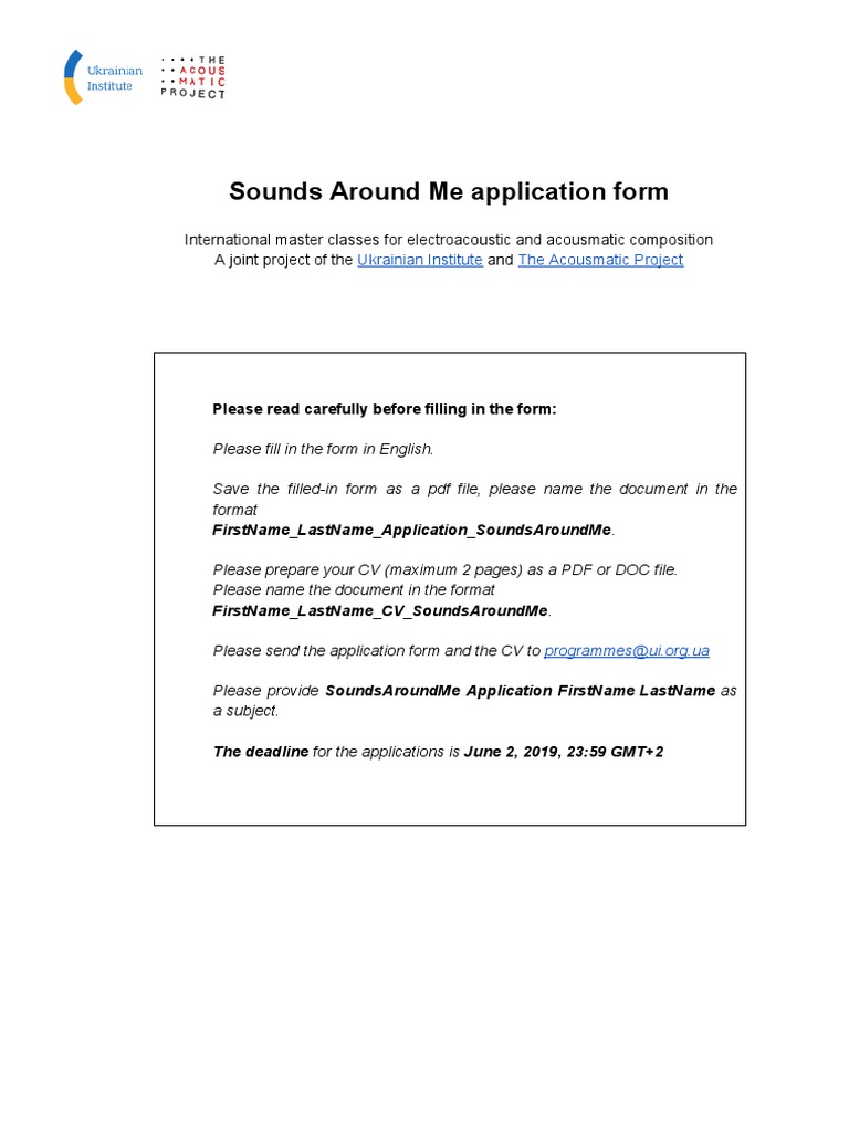 MC Application Form | PDF | Computing | Entertainment (General)