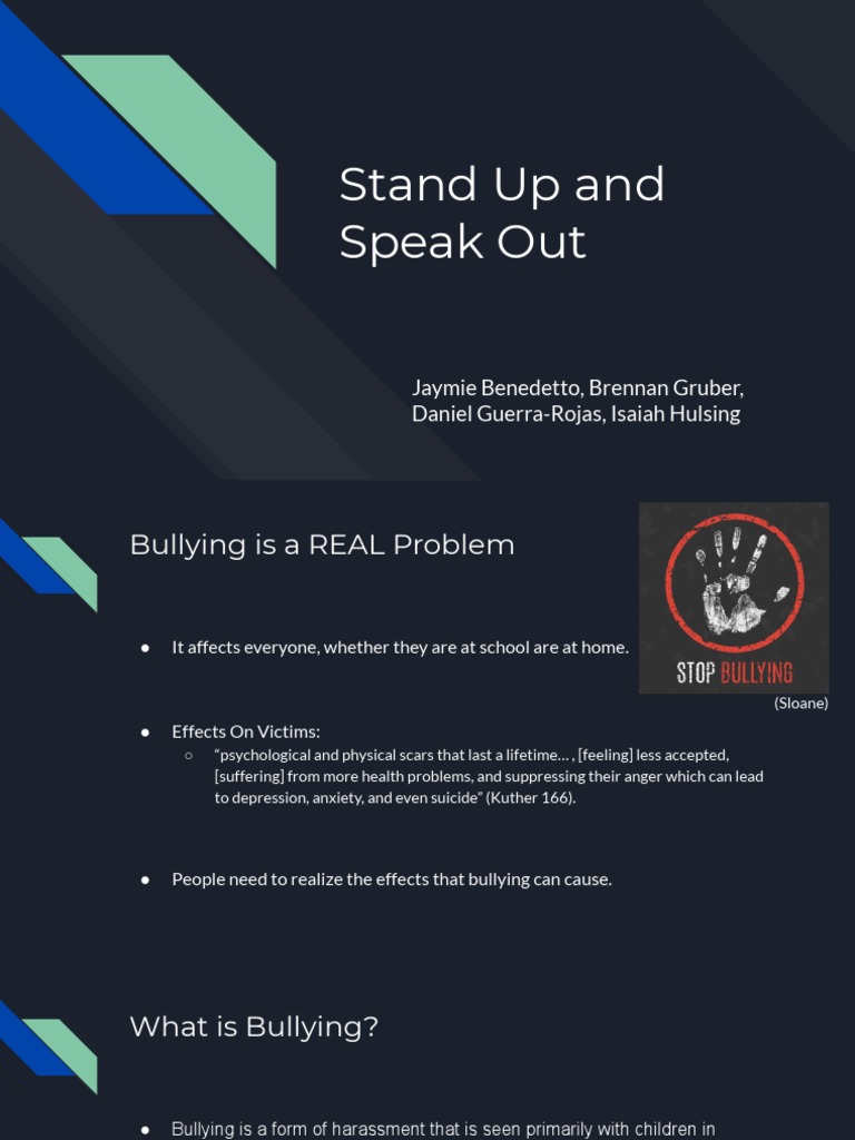 Bully Slides | PDF | Bullying | Violence