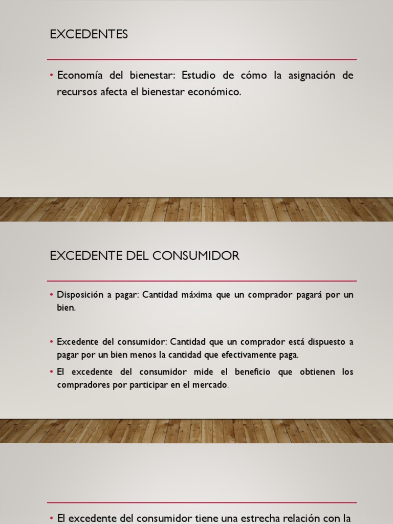 Excedente Del Consumidor y Productor | PDF | Excedente económico ...