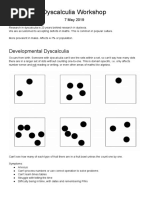 Dyscalculia Test | PDF | Educational Assessment | Subtraction