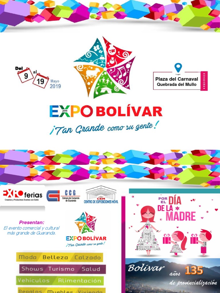 Expo Bolivar 2019 | PDF | Carnaval | Economias