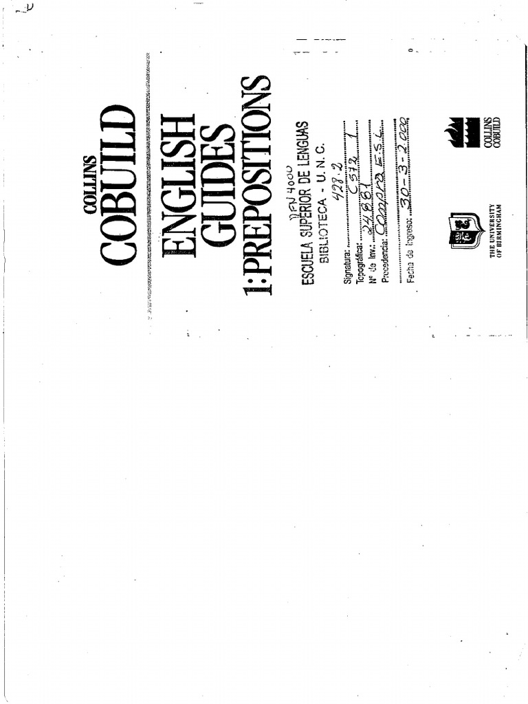 Collins Cobuild English Grammar | PDF