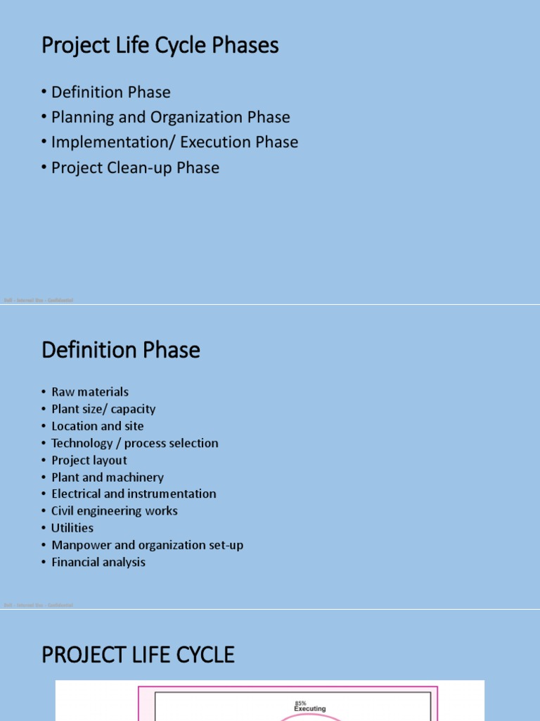 Project Life Cycle Phases | PDF