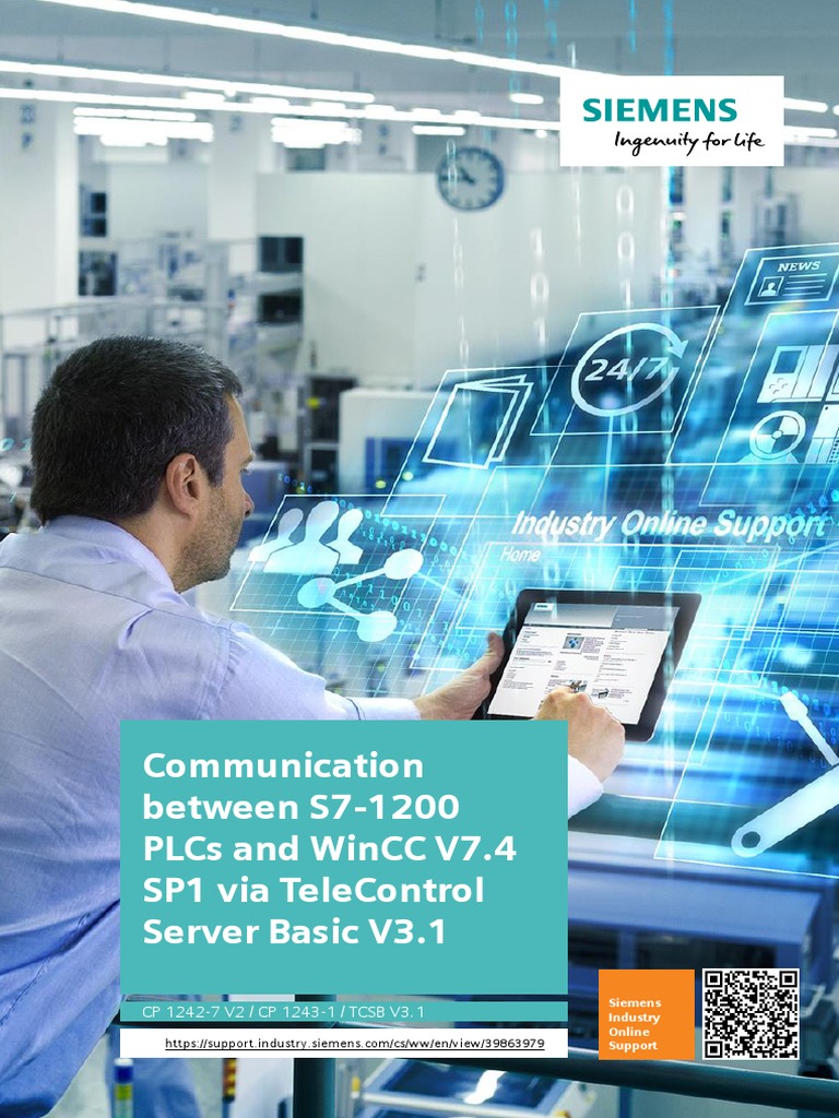 Communication Between S7-1200 Plcs and Wincc V7.4 Sp1 Via Telecontrol ...