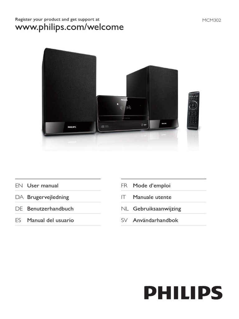 Philips MCM 302-12 | PDF | Electrical Connector | Hearing Loss