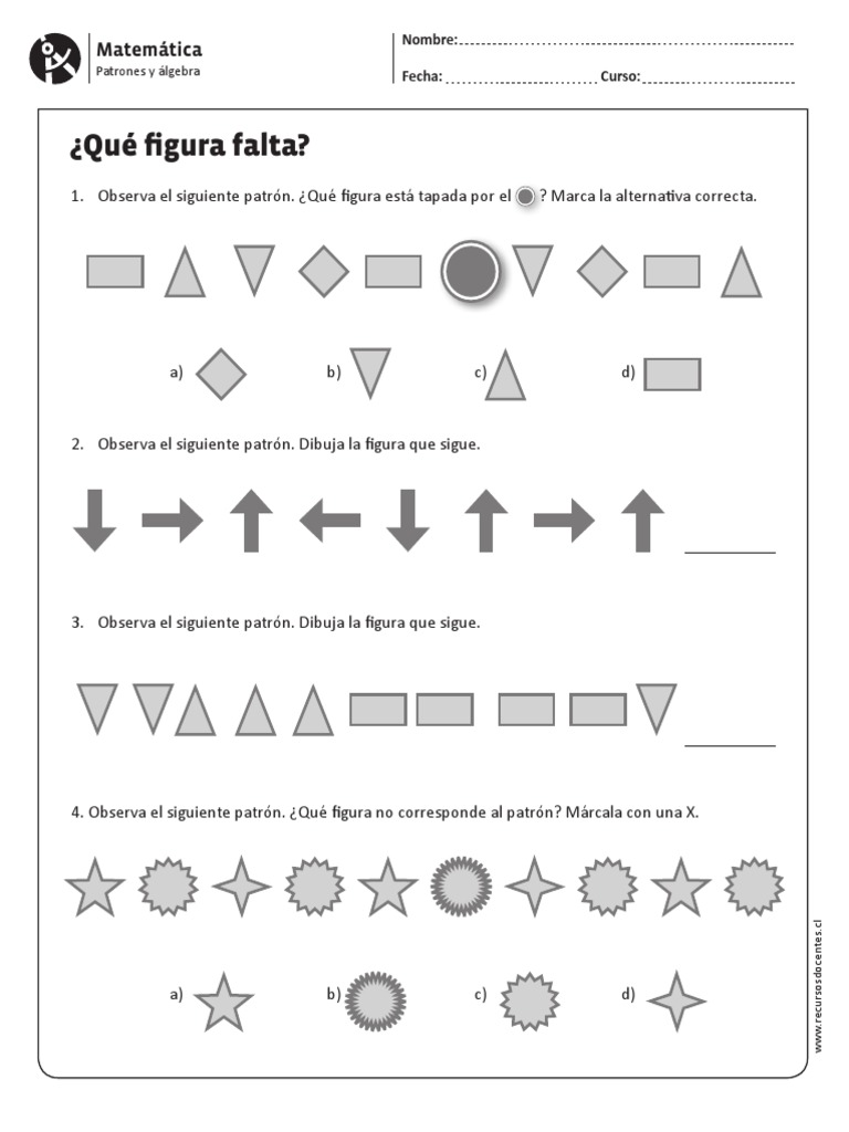 Patrones Figuras Geometricas PDF | PDF