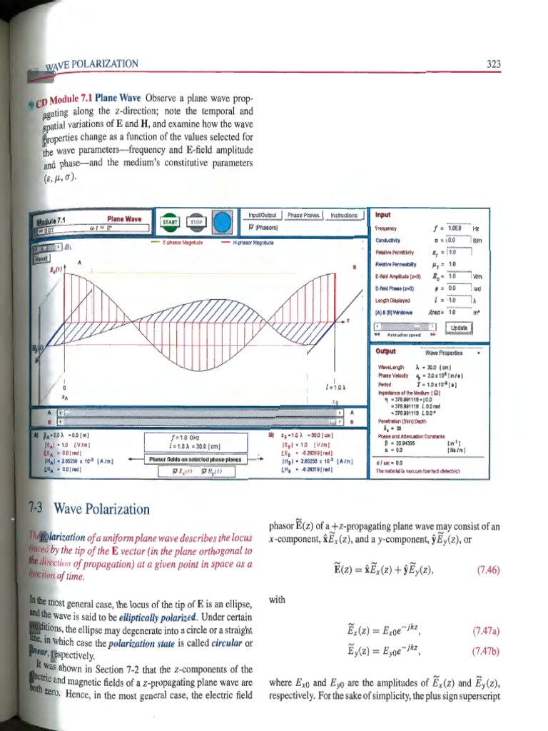 Electromagnetic Wave Polarization PDF | PDF | Polarization (Waves) | Waves