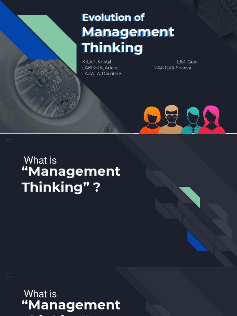 Evolution of Management Thinking: A Journey Through Classical ...