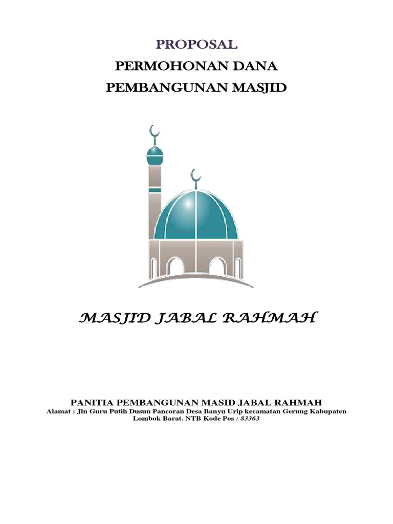 Cover Prop Masjid | PDF