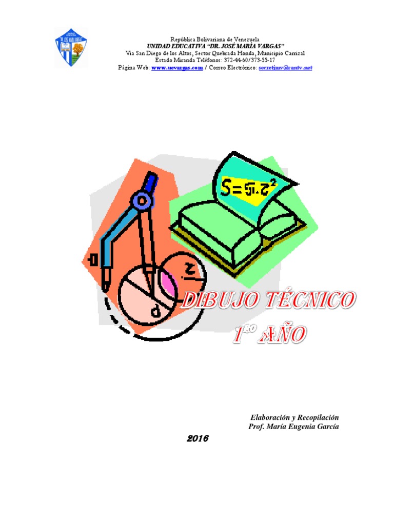 Dibujo Tecnico 1er Año I Lapso | PDF | Dibujo | Dibujo técnico