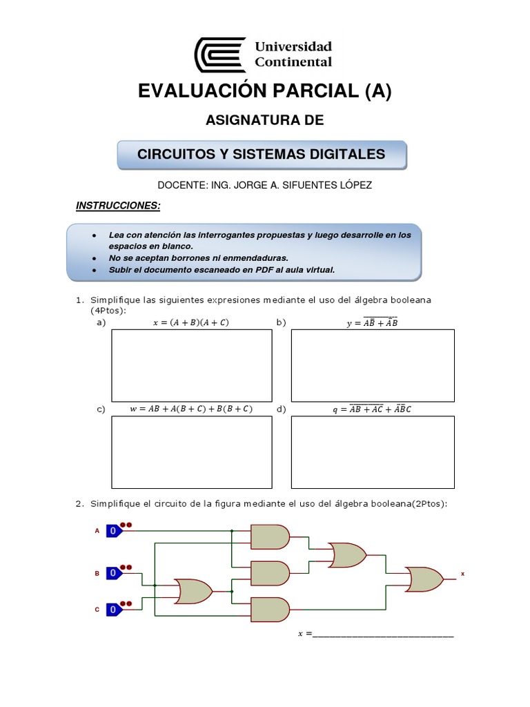 Puertaslogicasysistemascombinacionales | PDF | Puerta lógica ...