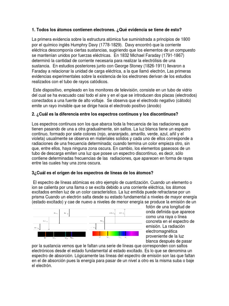 CUANTICA | PDF | Espectroscopia | Línea espectral