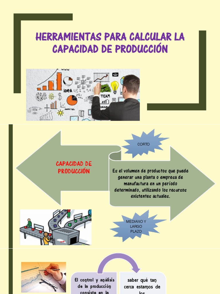Herramientas para Calcular La Capacidad de Produccion | PDF