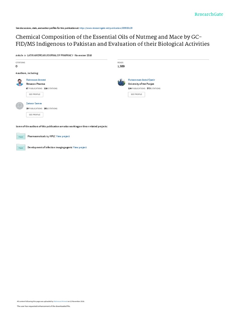 Published Paper | PDF | Nature