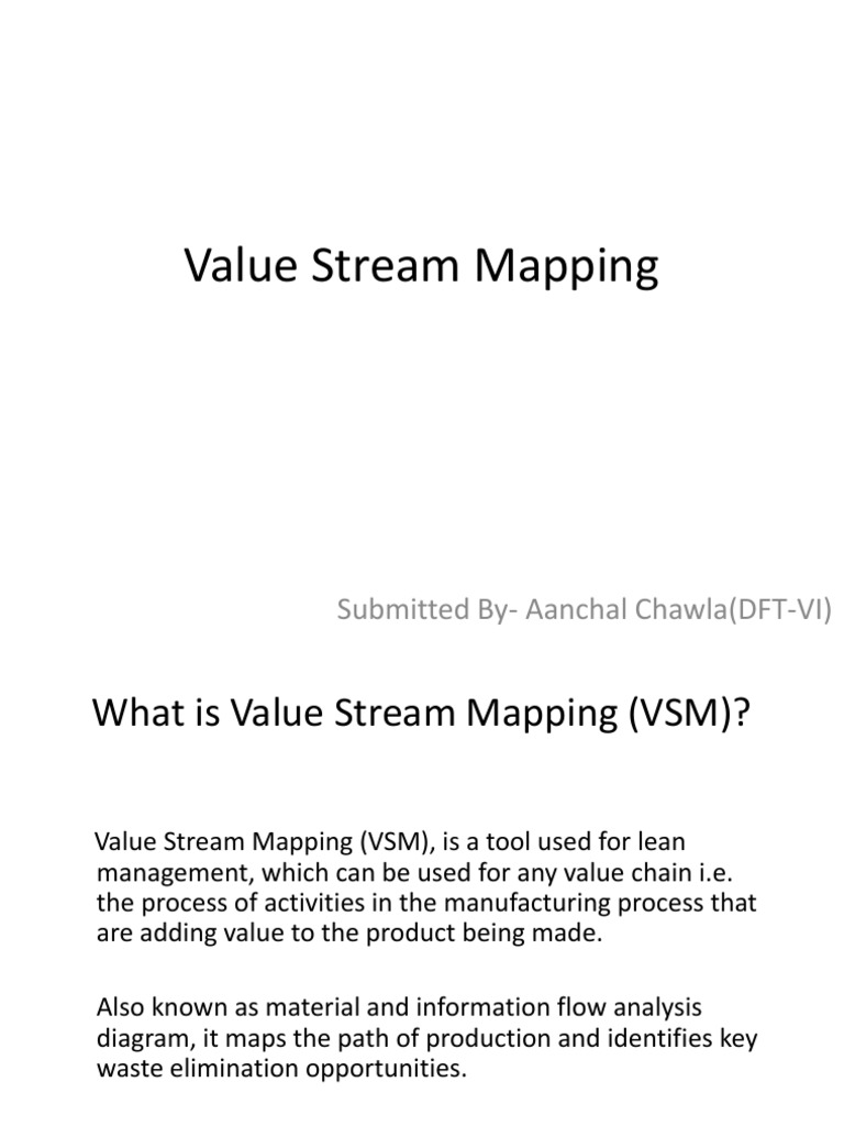 Value Stream Mapping | PDF | Economic Sectors | Business
