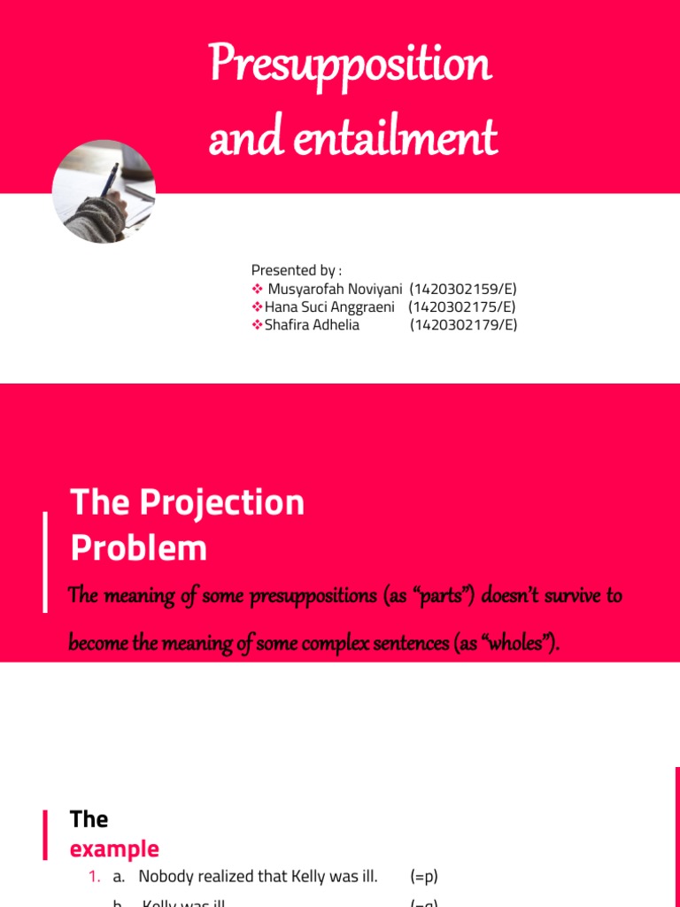 Projection Problem | PDF | Logical Consequence | Philosophical Movements