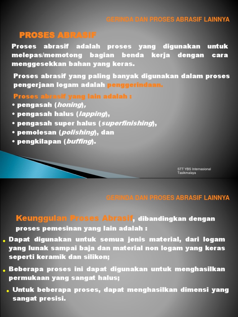 Proses Grinding | PDF